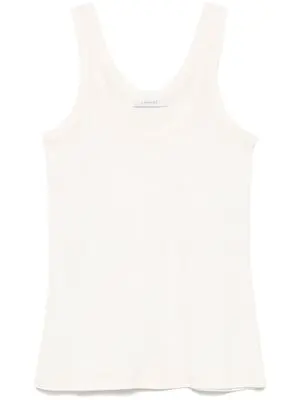 LEMAIRE Cotton Tank Top - Neutrals