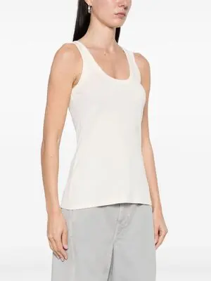 LEMAIRE Cotton Tank Top - Neutrals