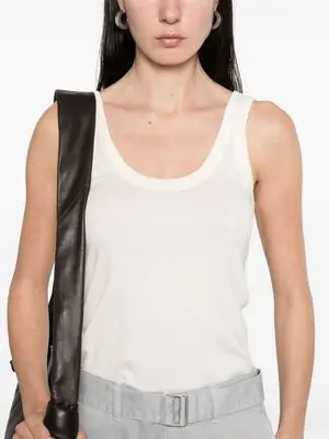 LEMAIRE Cotton Tank Top - Neutrals