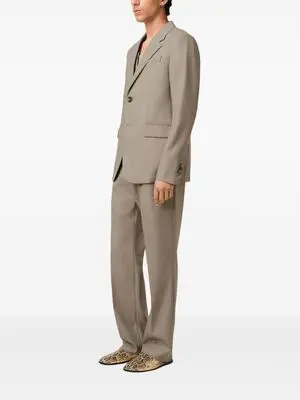 AMI Paris Wool Blazer - Neutrals