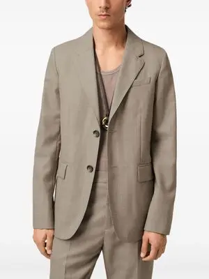 AMI Paris Wool Blazer - Neutrals