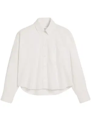 Ami Cotton Cropped Shirt