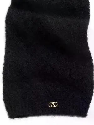 Valentino Garavani Mohair Mid-calf Socks - Black