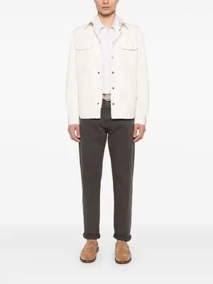 Brunello Cucinelli Logo-buttons Jacket - Neutrals