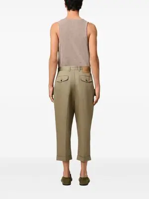 AMI Paris Tapered-leg Trousers