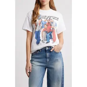 Junk Food Oversized Graphic T-shirt - White