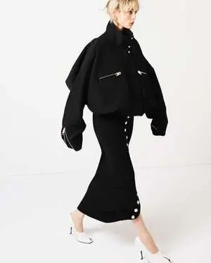 Khaite Brynlee Pencil Skirt