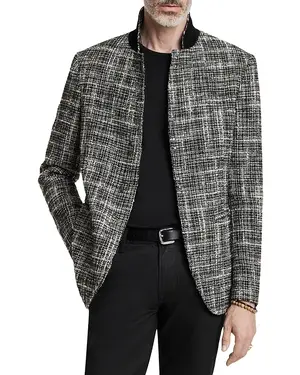 Men's Gray Tweed Blazers