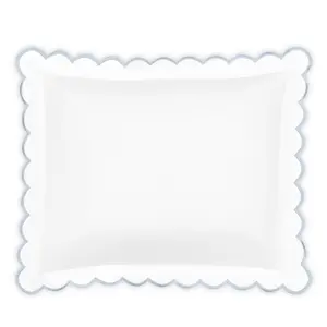 MATOUK Dakota Percale Boudoir Sham Light Blue