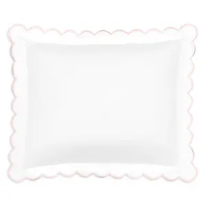 MATOUK Dakota Percale Boudoir Sham - Pink