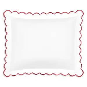 MATOUK Dakota Percale Boudoir Sham - Red