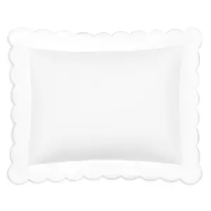 MATOUK Dakota Percale Boudoir Sham - White