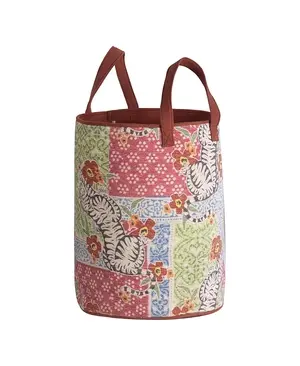 GAURI KOHLI Sundance Laundry Hamper Storage Basket - Multicolored