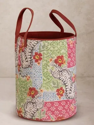 GAURI KOHLI Sundance Laundry Hamper Storage Basket