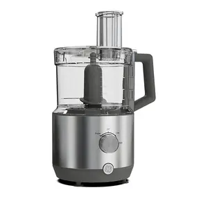 GE APPLIANCES 12 Cup Food Processor With Accessories - Stainless Steel