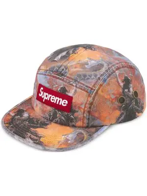 Supreme Frazetta Camp Baseball Cap - Orange