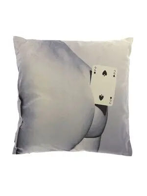 SELETTI Toiletpaper Card Cushion - Silver