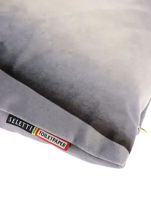 SELETTI Toiletpaper Card Cushion - Silver