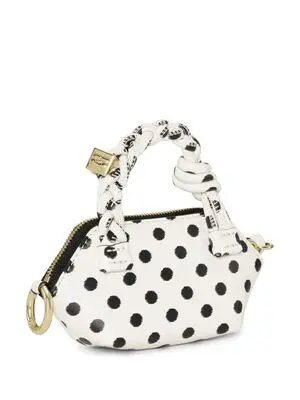 GANNI Polka Dot-print Mini Bag - White
