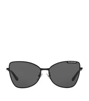 Balenciaga Metal Sunglasses - Black