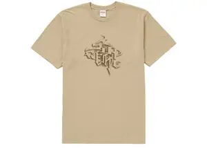 Supreme Smoke Tee Shirt - Khaki