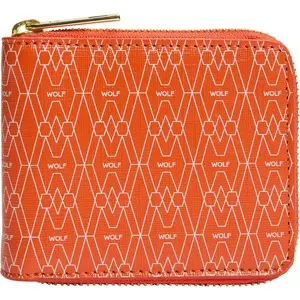 Wolf Signature Zip Wallet - Orange