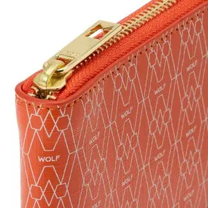 Wolf Signature Zip Wallet - Orange