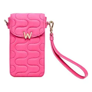 Wolf Mimi Swirl Phone Bag - Pink Flash