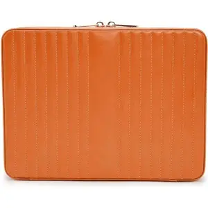 Wolf Maria Large Zip Jewelry Case - Tangerine