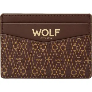 Wolf Signature Cardholder - Brown