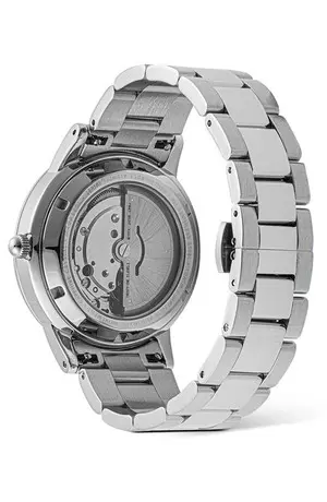 DANIEL WELLINGTON Iconic Link Automatic Bracelet Watch - Silver