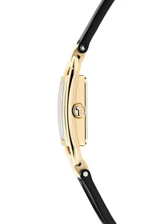 Ted Baker London Leather Strap Watch - Black