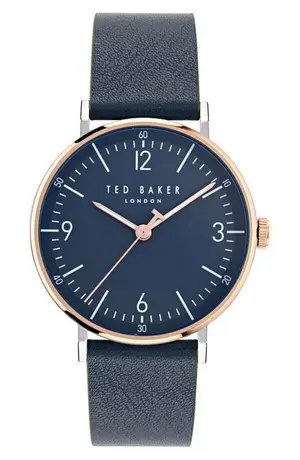Ted Baker London Phylipa Gents Recycled Stainless Steel Strap Watch - Blue