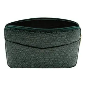 Wolf Laptop Zip Case - Green