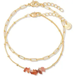 BROOK & YORK Alex Stacked Bracelet Set - Gold July