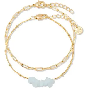 BROOK & YORK Alex Stacked Bracelet Set - Gold March