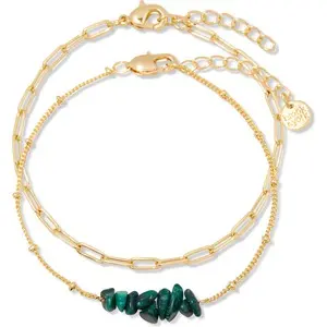 BROOK & YORK Brook And York Alex Stacked Bracelet Set Gold May