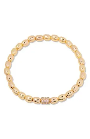 BROOK & YORK Brei Birthstone Beaded Bracelet - Gold June