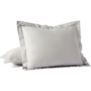 COYUCHI Count Organic Cotton Percale Pillow Sham - Seal