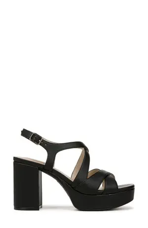 LIFESTRIDE Adrianna Slingback Platform Sandals - Black