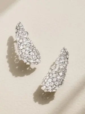 ANANYA Scatter Diamond Earrings - Silver