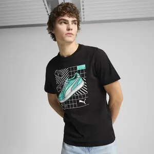 PUMA Graphics Sneakers T-shirt Black