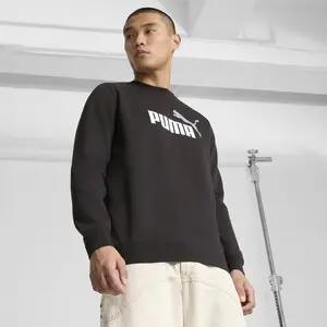 PUMA Essentials No. 1 Logo Crew Neck Fleece Sweater
