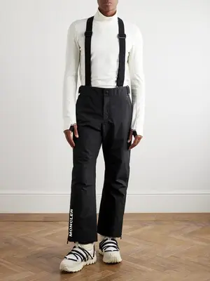 Moncler Straight-leg Logo-print Padded Ski Salopettes