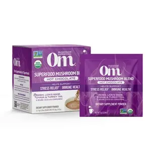 OM MUSHROOM Powered Hot Chocolate 10 Packs - One-color