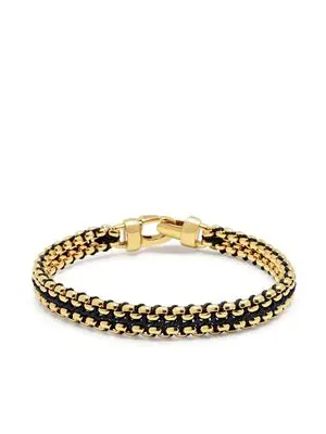 NIALAYA JEWELRY Woven Box Chain Bracelet - Gold
