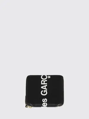 Comme Des Garçons Bifold In Leather With Zip-around Closure