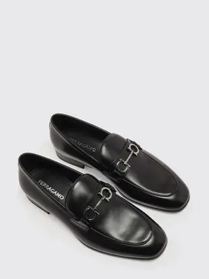 FERRAGAMO Gancini Leather Loafers