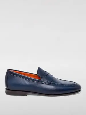 Santoni Penny Loafers - Blue
