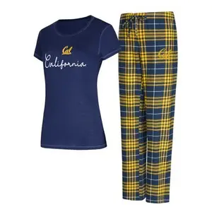 CONCEPTS SPORT Cal Bears Vector T-shirt & Flannel Pants Sleep Set - Navy